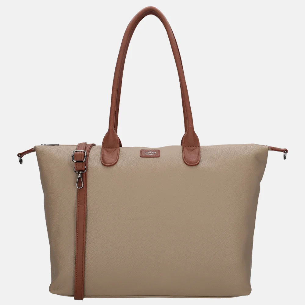 Charm London Buckingham Palace shopper L taupe | 023460-Beige
