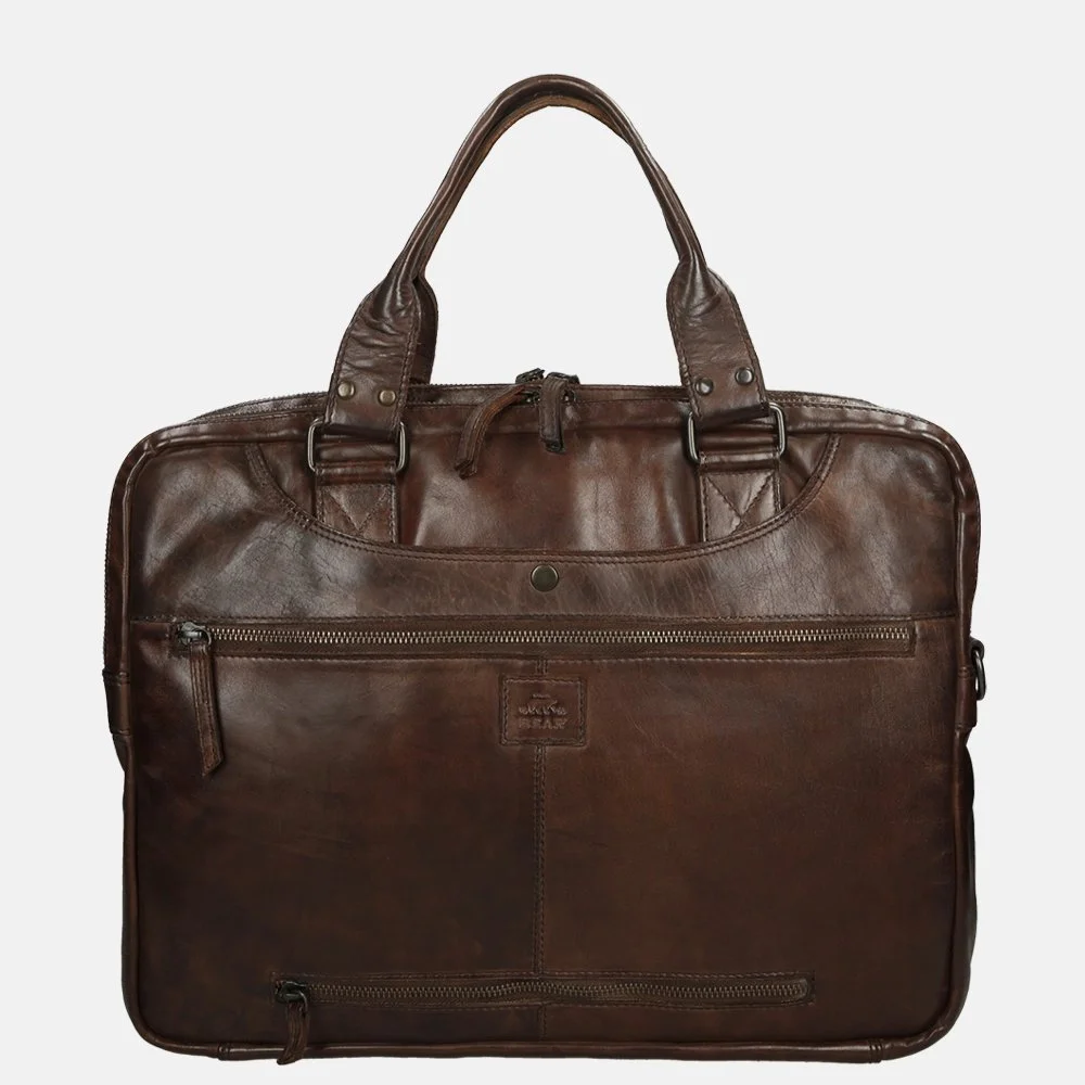 Bear Design Leandro laptoptas 15.4 inch bruin | 004587-Bruin