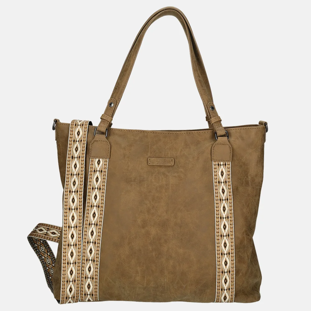 Enrico Benetti Indy shopper camel | 021341-Cognac