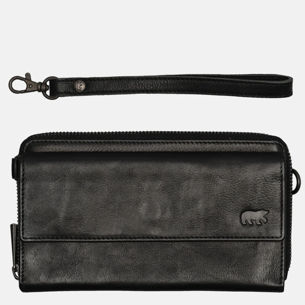 Bear Design crossbody tas black | 022842-Zwart