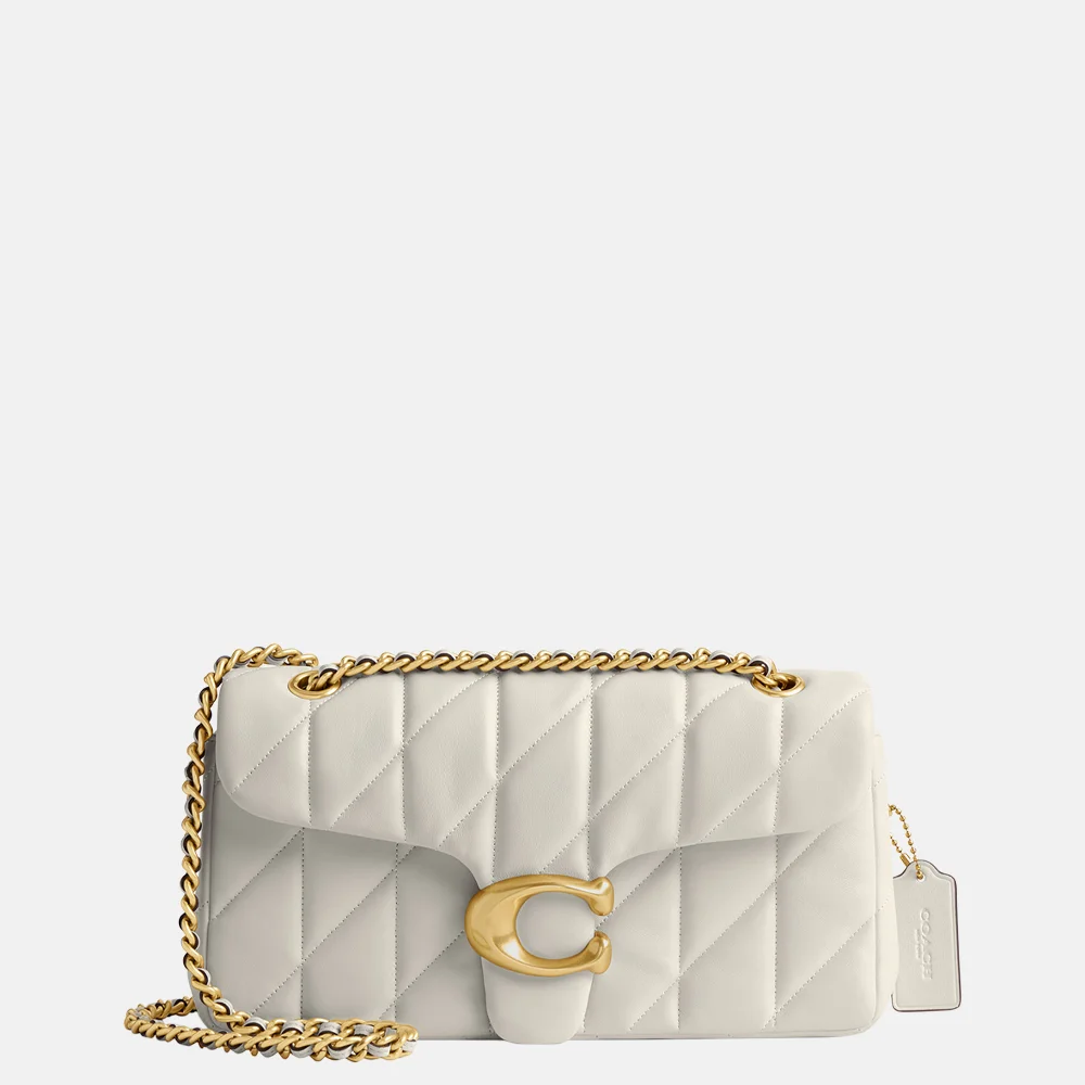 Coach Tabby Quilted schoudertas 26' chalk | 020874-Beige
