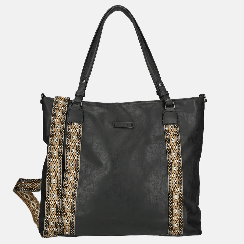 Enrico Benetti Indy shopper zwart | 021341-Zwart