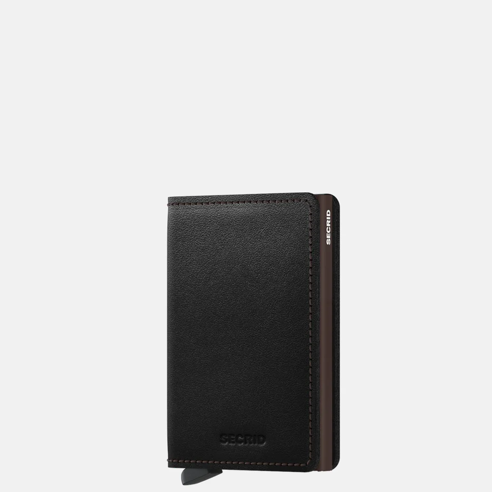 Secrid Slimwallet pasjeshouder original black-brown | 020938-Zwart