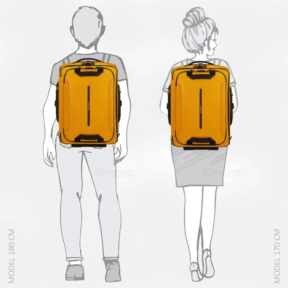Samsonite Ecodiver rugzak/reistas op wielen 55 cm yellow | 018387-Geel