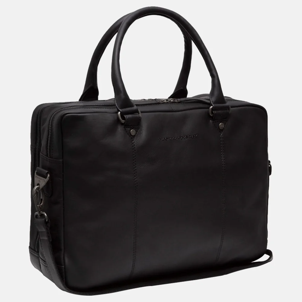 Chesterfield Boston laptoptas 15 inch zwart | 018229-Zwart