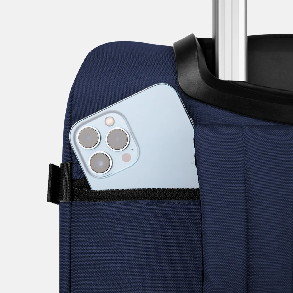 Cabaia Soft Suitcase handbagage koffer 55 cm reykjavik | 023255-Blauw