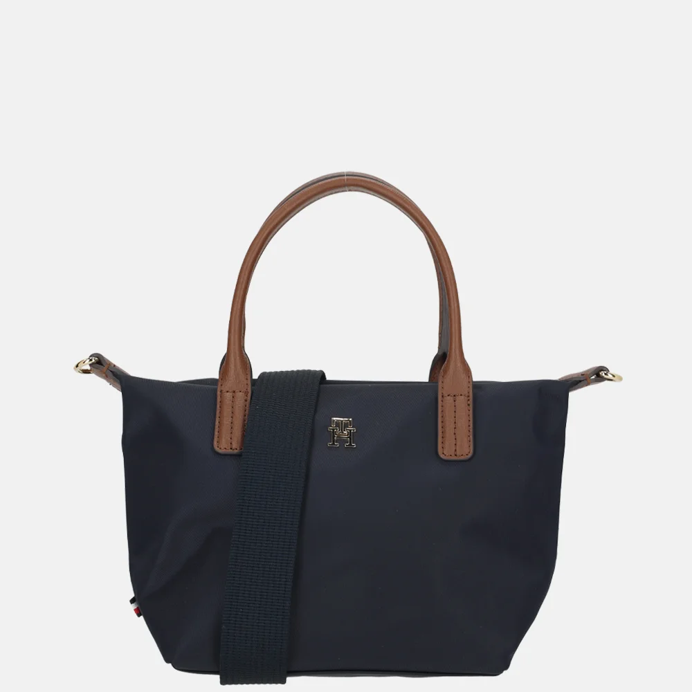 Tommy Hilfiger Popette tote handtas mini space blue | 023894-Donkerblauw
