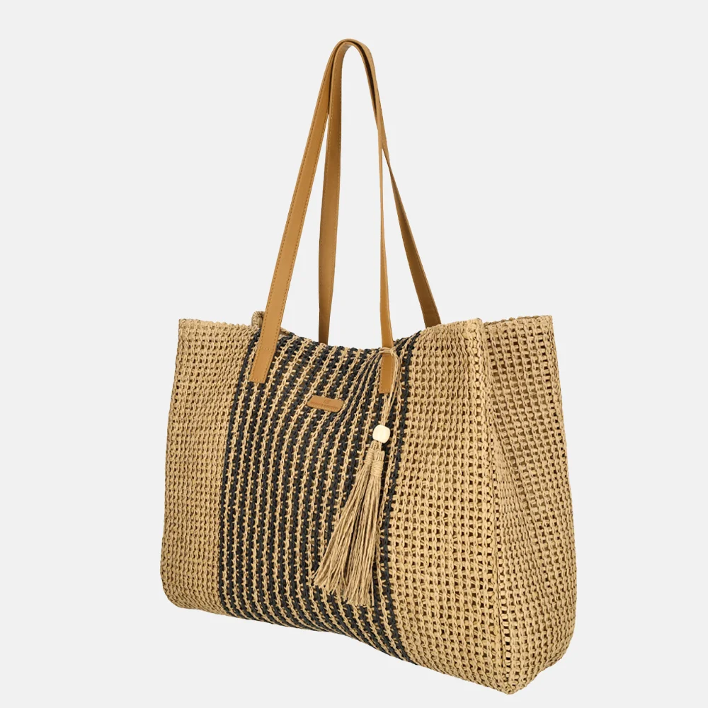 Enrico Benetti Capri shopper L zwart | 026678-Zwart