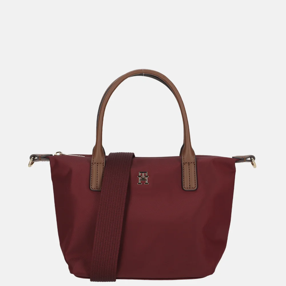 Tommy Hilfiger Popette tote handtas mini deep rouge | 023894-Donker rood