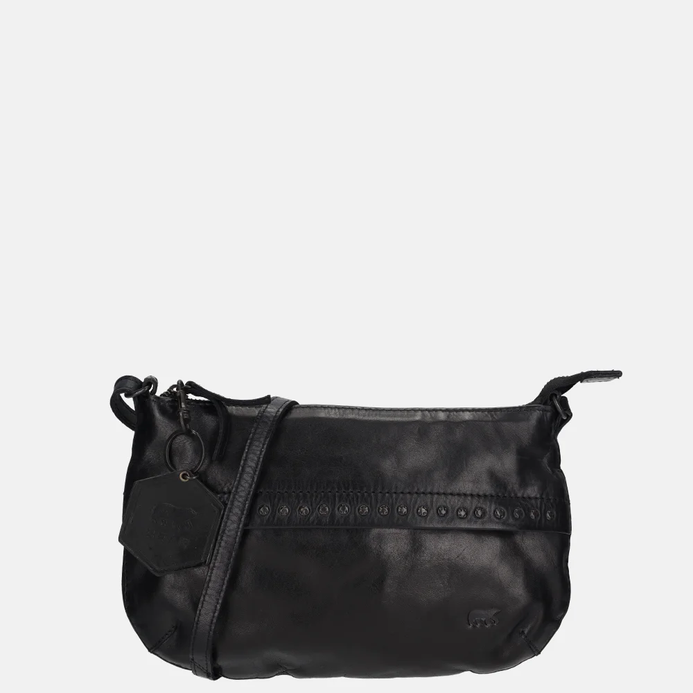 Bear Design crossbody tas studs black | 022836-Zwart