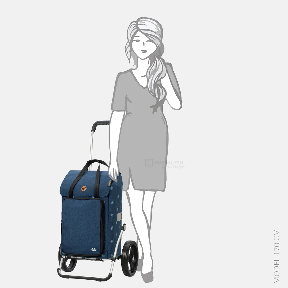 Andersen Royal Shopper Ivar boodschappentrolley blauw | 018024-Blauw
