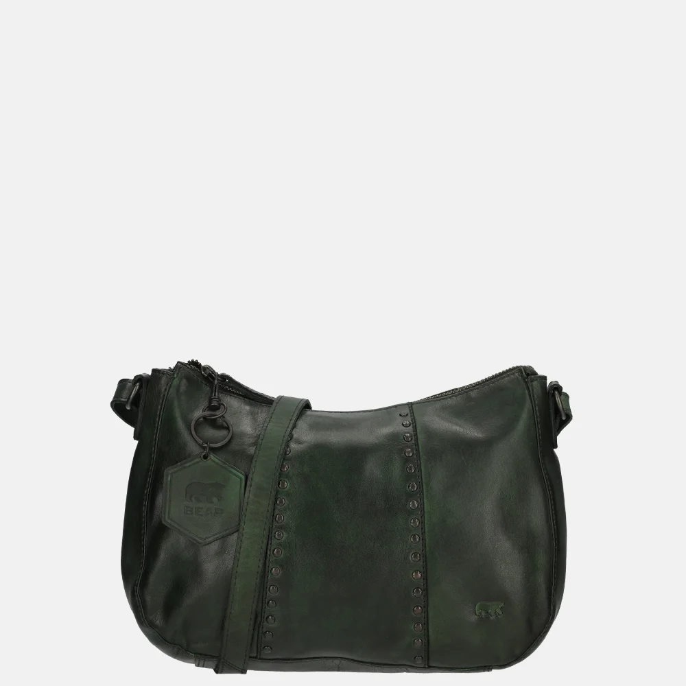Bear Design crossbody tas studs green | 022835-Groen