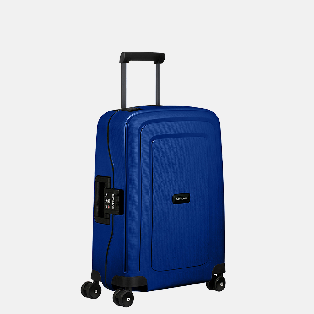 Samsonite S'Cure koffer 55 cm aqua blue bij Duifhuizen