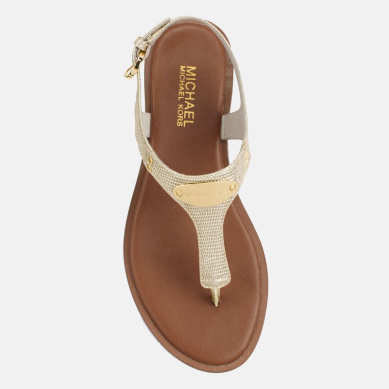 Michael Kors Plate sandaal pale gold | 37 | 121323