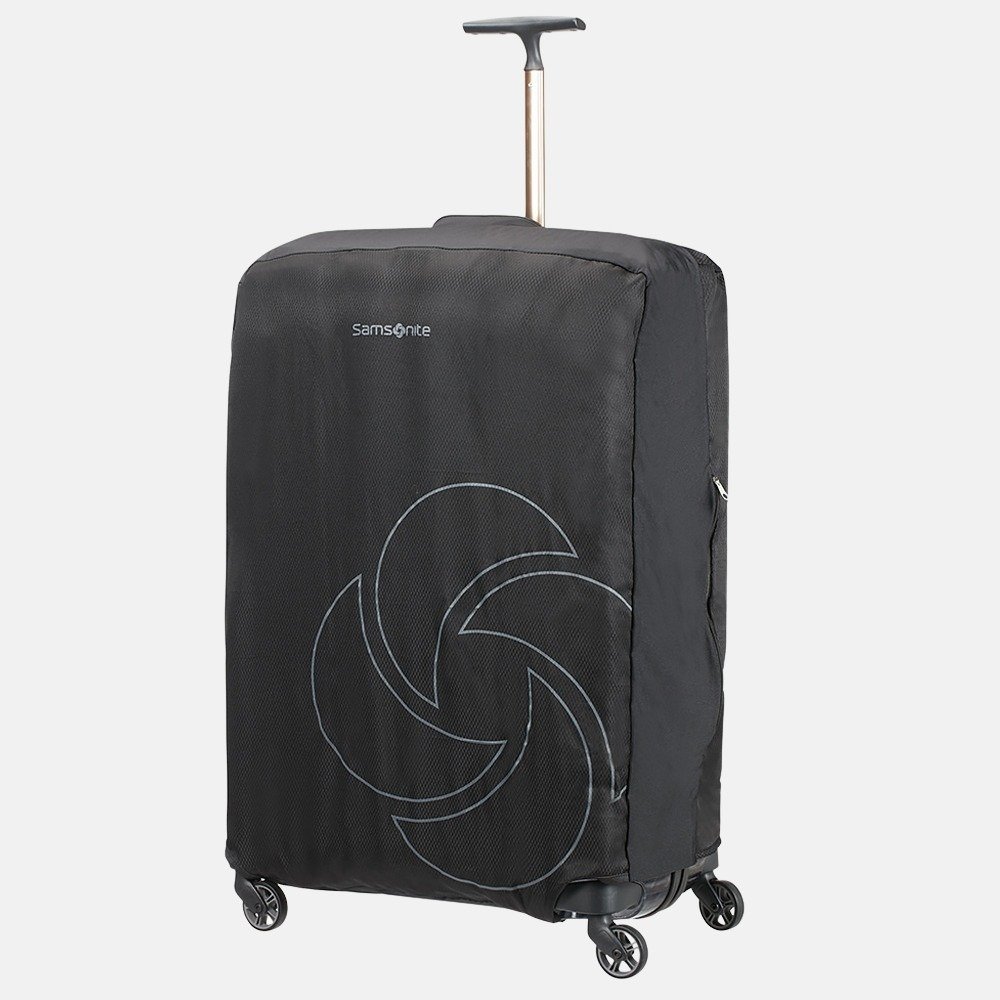 Samsonite Foldable Luggage Cover kofferhoes XL black | 007916-Zwart