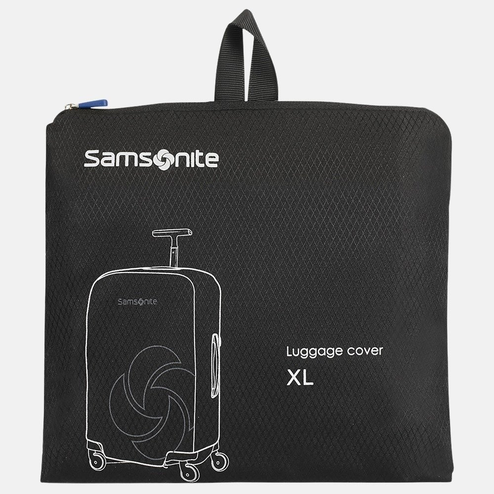 Samsonite Foldable Luggage Cover kofferhoes XL black | 007916-Zwart